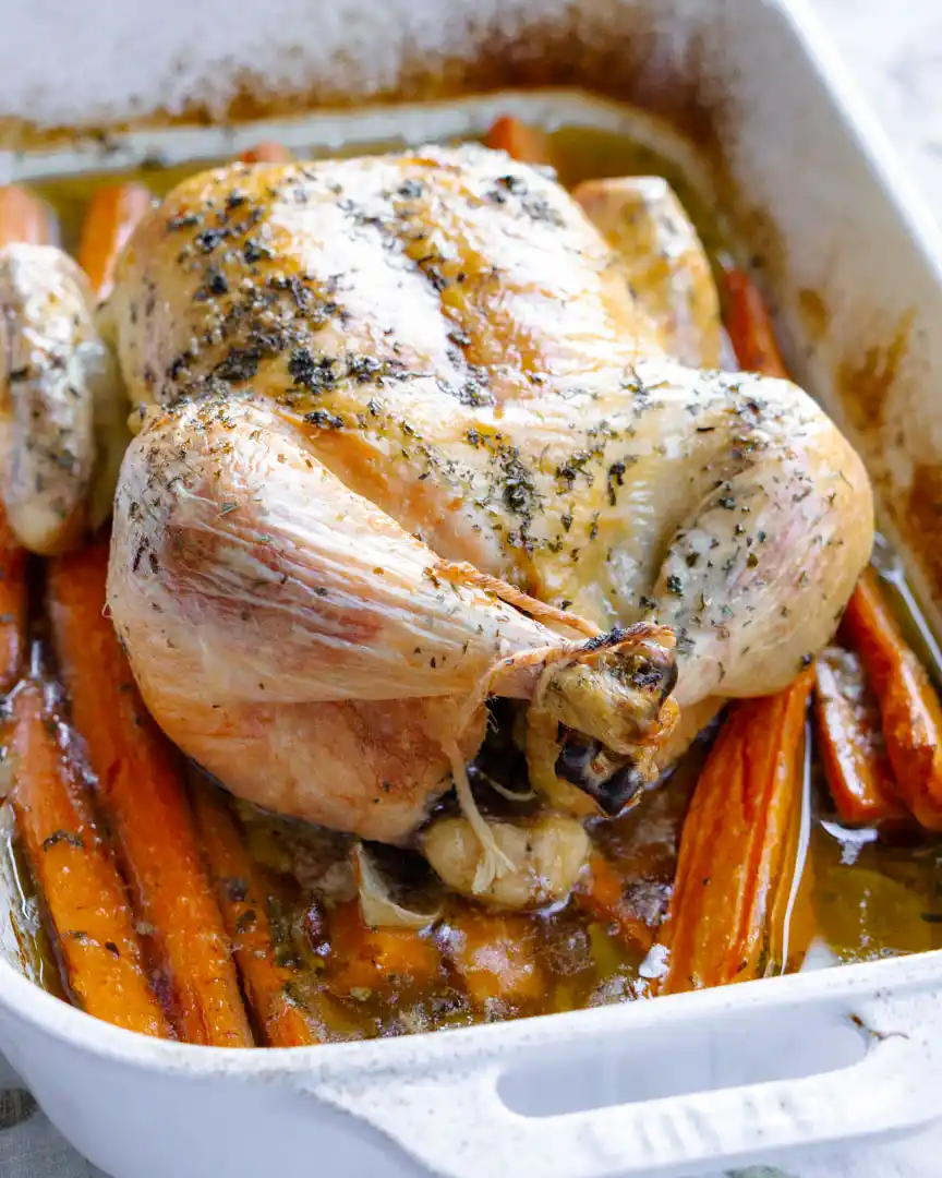 Easy Roast Chicken And Veggies - Stillwood Kitchen
