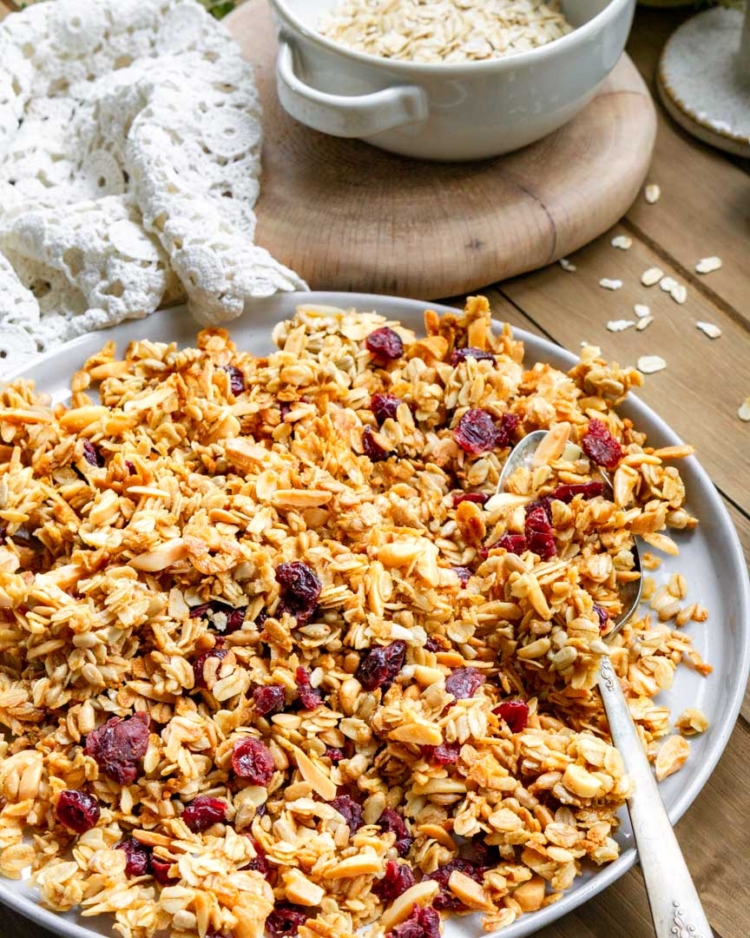 Maple & Olive Oil Granola - Stillwood Kitchen